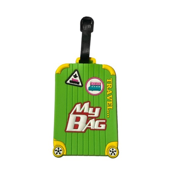 Bags | Green My Bag Travel Suitcase Id Luggage Tag And Suitcase Label ...